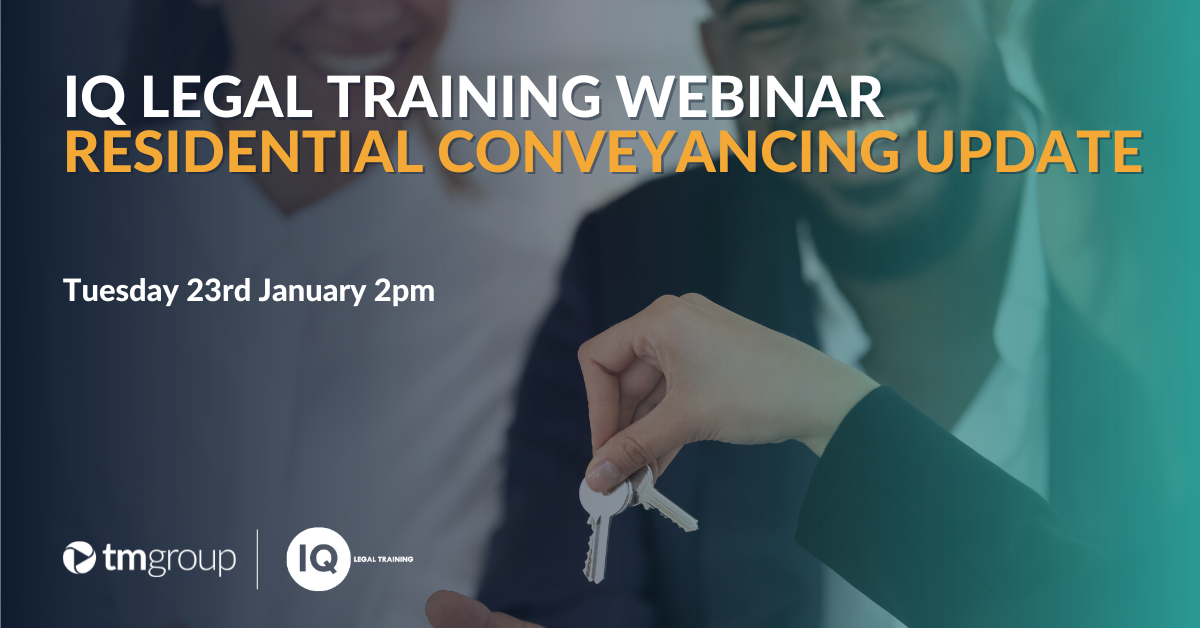 Free training webinar to give crucial residential conveyancing updates ...