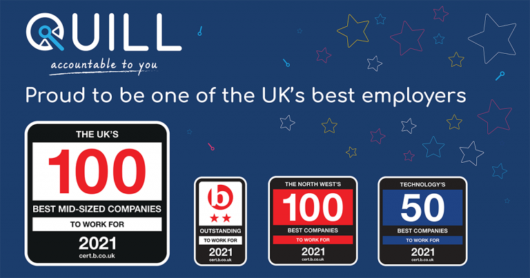 Quill named one of the UK’s 2021 best mid-sized technology companies to ...